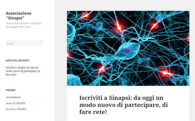 Sinapsi.software, piattaforma per la democrazia partecipata e la condivisione di contenuti dal basso