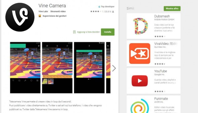 La recensione del giorno: Vine Camera