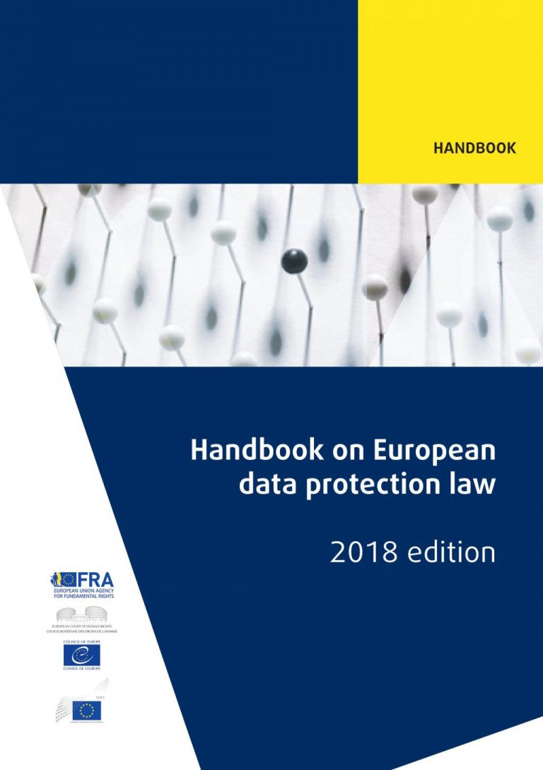 Handbook on European data protection law - 2018 edition