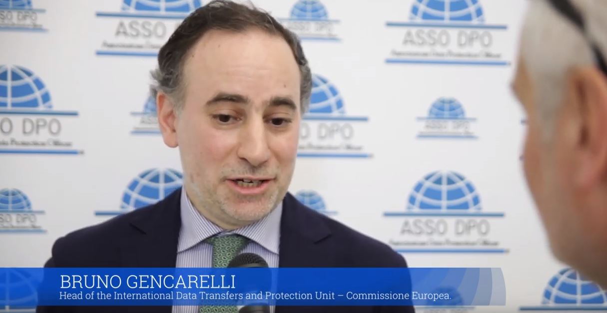 5^ Congresso annuale di ASSO DPO, intervista a Bruno Gencarelli ...