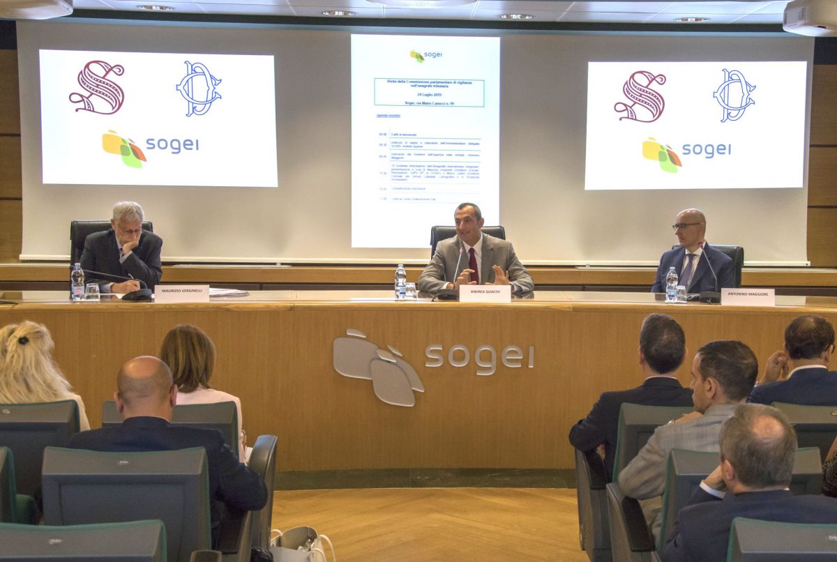Sogei, la visita della Commissione bicamerale Anagrafe Tributaria