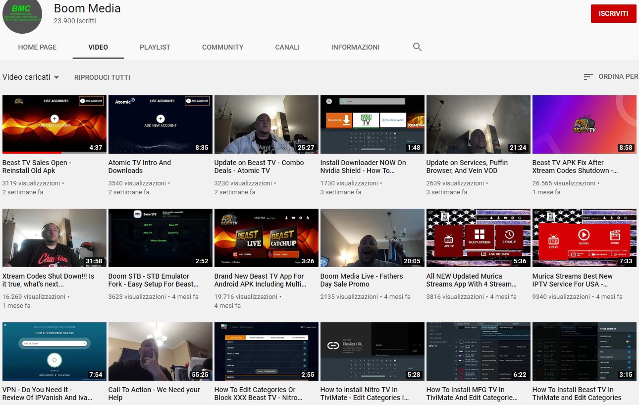 IPTV illegali, le pubblicità sui social e il caso Boom Media negli USA