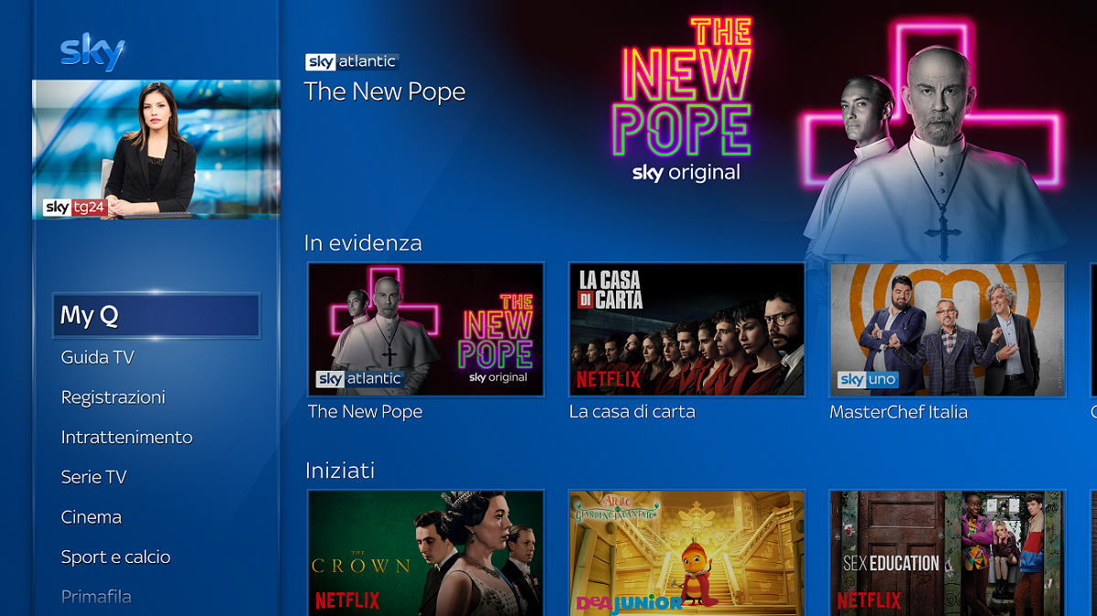 Netflix, come vederlo su Sky Q in 4K e su 4 schermi