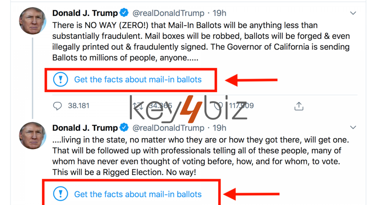 Twitter fa fact-checking ai tweet di Trump e lo smentisce. In Italia ...