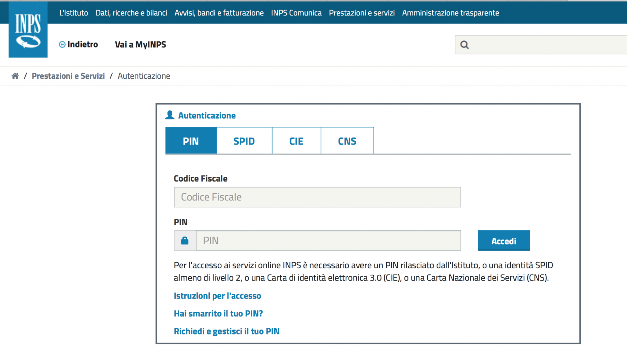 Inps, niente più Pin. Cosa fare per accedere al sito con Spid o Cie?