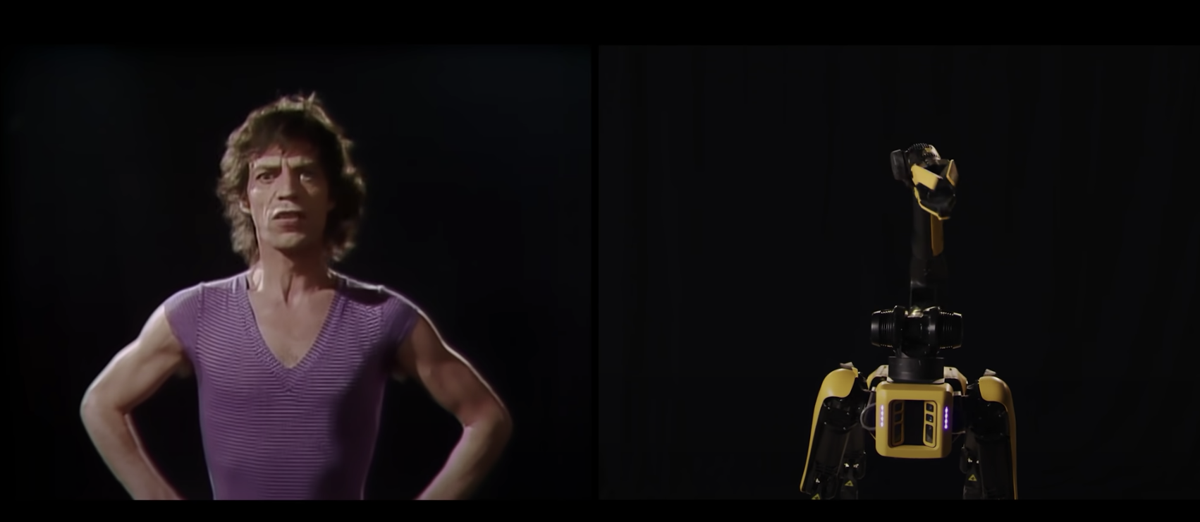 I robot ballano come Mick Jagger sulle note di "Start me up" (video)