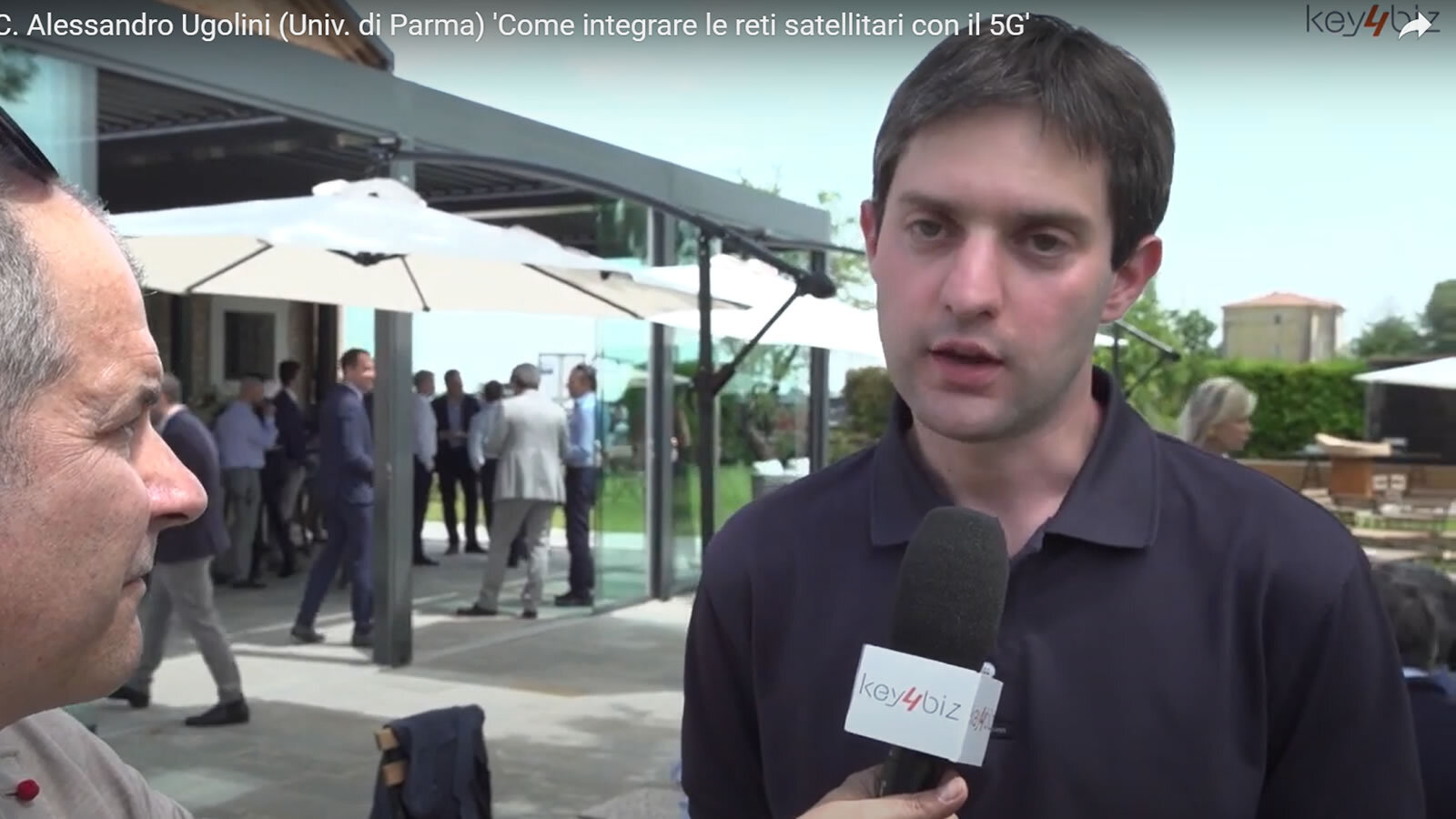 Alessandro Ugolini (Univ. di Parma) 'Come integrare il satellite con il 5G'