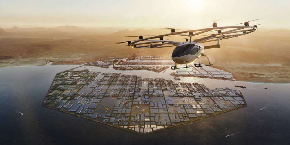 La smart city Neom investe 182 milioni di dollari in Volocopter