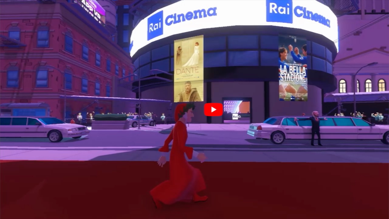 Metaverso, Dante Alighieri racconta le attività di Rai Cinema