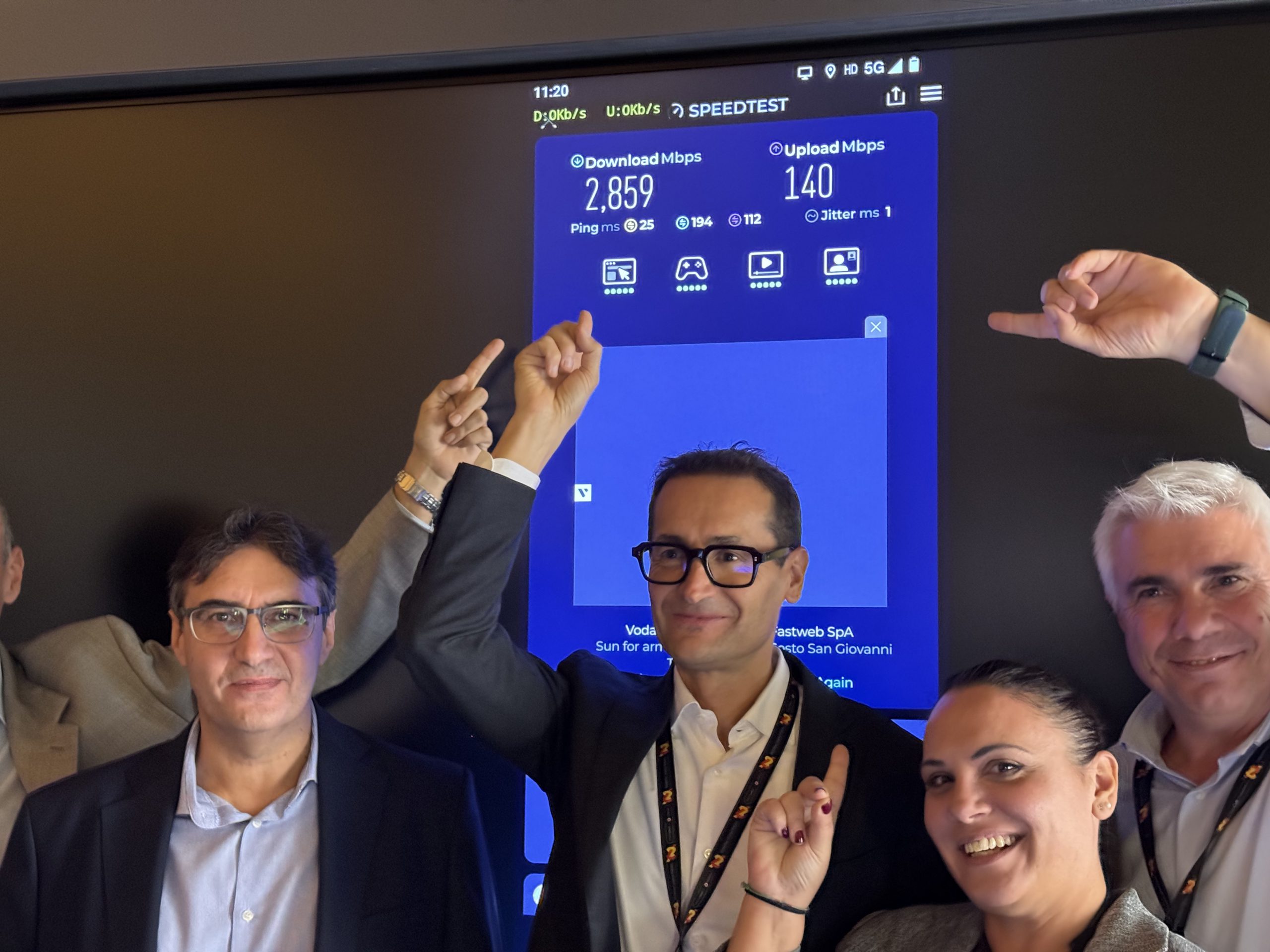 5G, su rete Fastweb + Vodafone il record di 2.5 Gbps in Italia